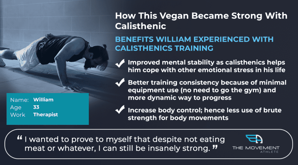 How This Vegan Became Strong With Calisthenics - The Movement Athlete