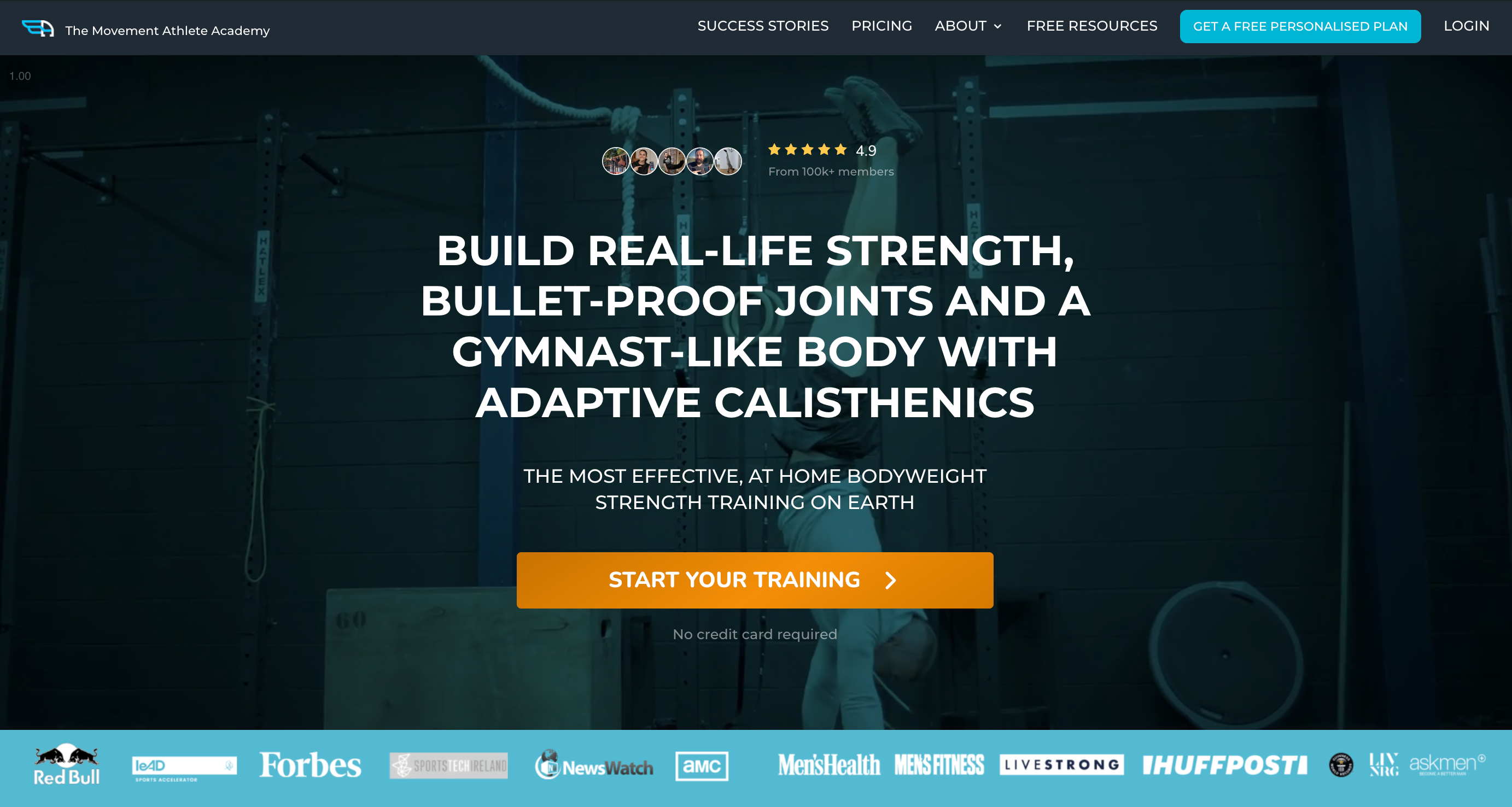 The Movement Athlete Personalised Calisthenics Training Platform & App ...